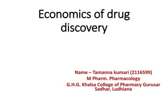 Modern drug discovery process|| M pharm Pharmacology.pptx