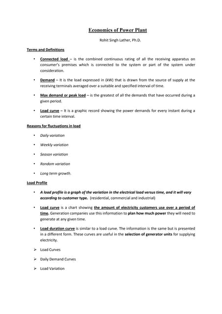 Lecture 10 plant economics | PPT