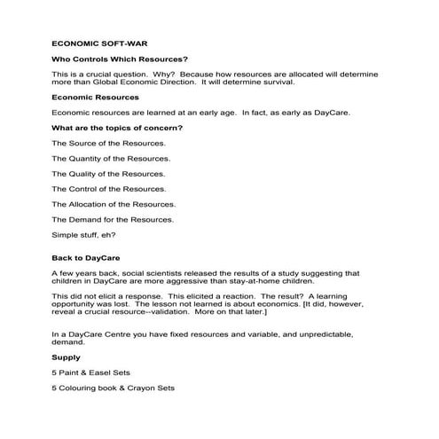 Economic Soft War | DOCX