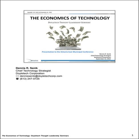 Economics of Technology | PDF