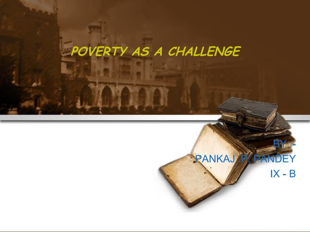 Sample Eco project poverty class 12 | PPTX