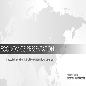 Impact of Price Elasticity of Demand on Total Revenue | PDF