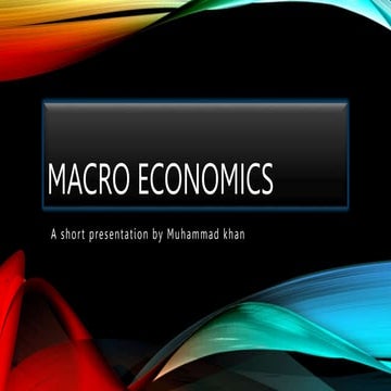 Macro Economics, Introduction, ppt.pdf. | PDF