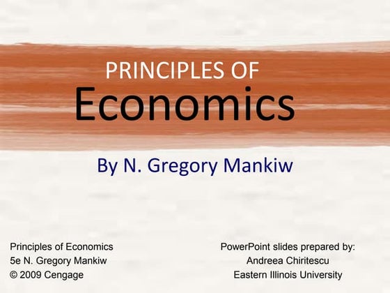 Principles of economics (Chapter 1) | PPT | Economy | Business and Finance