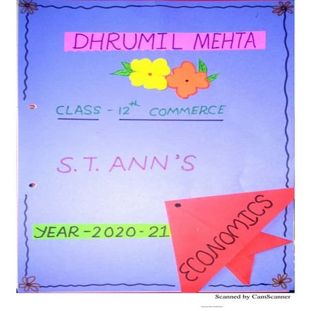 Economics project on Small Scale Industries for class 12. | PDF