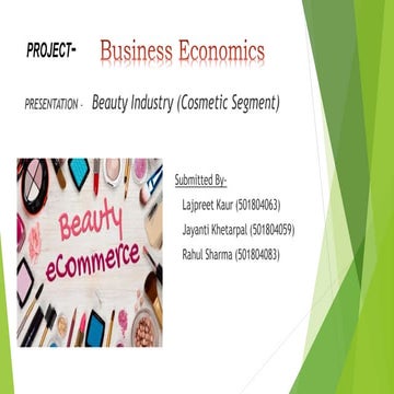 Economics project | PPT