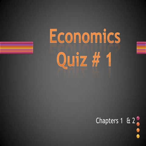 Economics Quiz Show[1][1] | PPTX