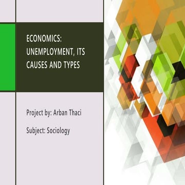 Economics Unemployment, Its Causes and Types.pptx