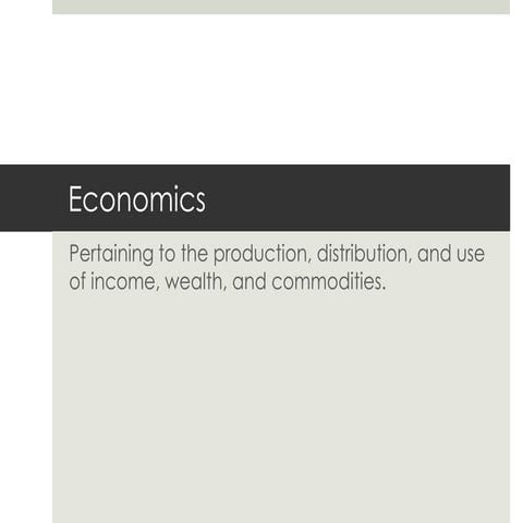 Economics vocabulary | PPT