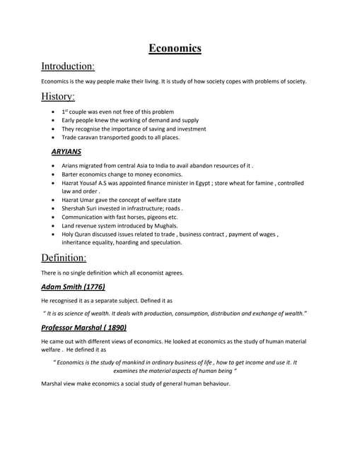 Resource Utilization and Economics | PPT