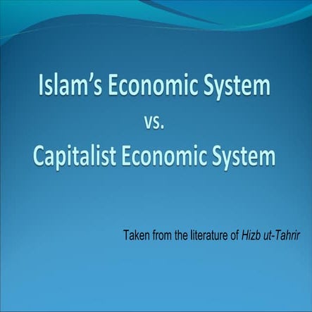 Economic system Vs Capitalist Economic System (English) | PPT