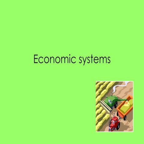 Economic Systems | PPT