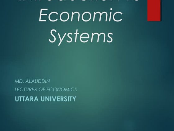 Types of economic systems | PPT | Economy | Business and Finance