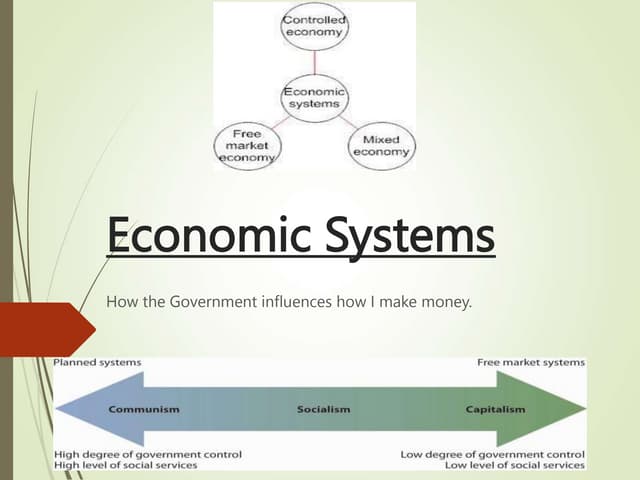 Economic system | PPTX