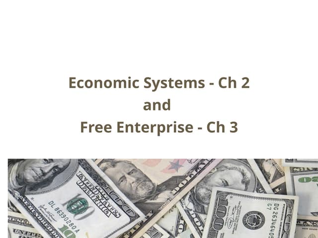 4 Economic Systems | PPTX
