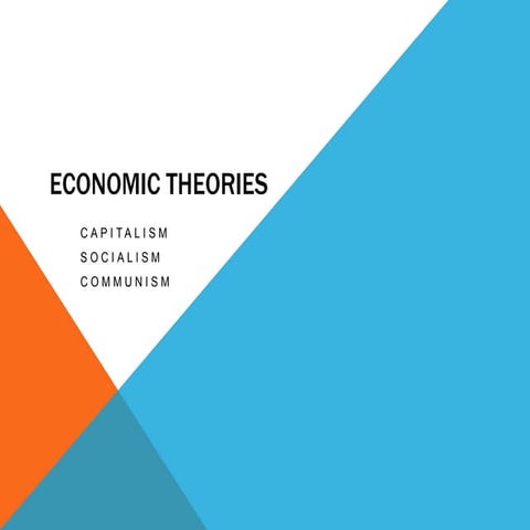 Economic theories | PPTX