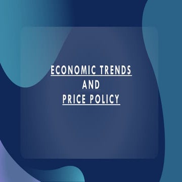 economic trends and price policy in india | PDF