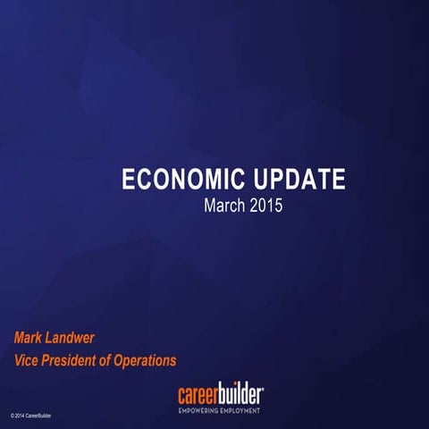 Economic Update- March 2015 | PPTX