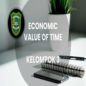 ECONOMIC VALUE OF TIME.pptx