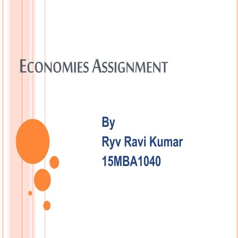 Economies assignment | PPT