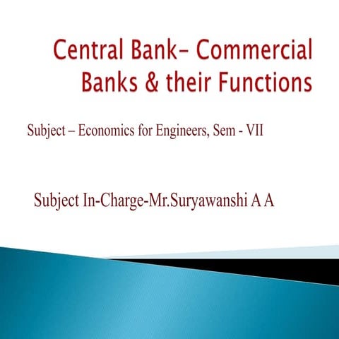1. role of central bank (1) | PPT