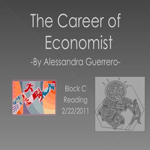 Career of Economist | PPT