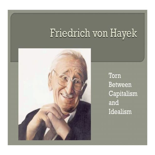 Friedrich August von Hayek | PDF