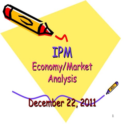 Economy & market analysis. | PPT