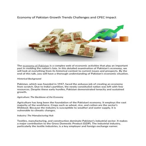 Economy of Pakistan Growth Trends Challenges and CPEC Impact.pdf