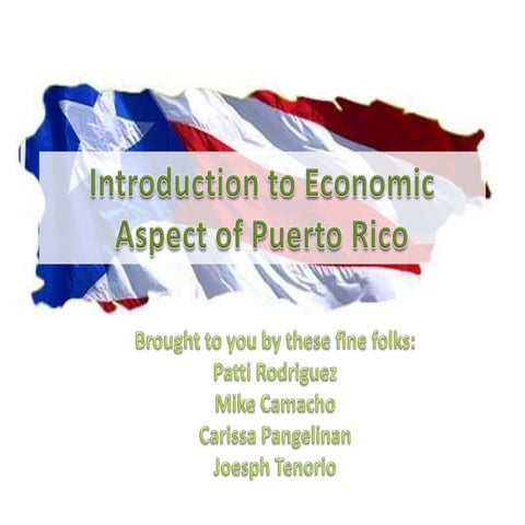 Introduction To The Cultural Aspect Of Puerto Rico | PPTX