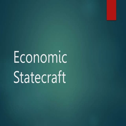 Economy the state craft .ppt