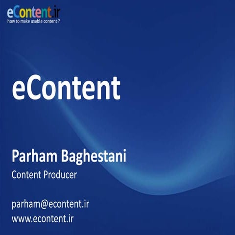 Econtent | PPT