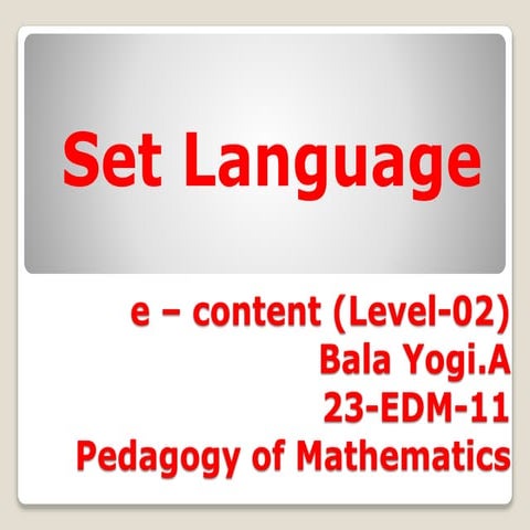 SET LANGUAGE (Level-02) BALA YOGI A.pptx