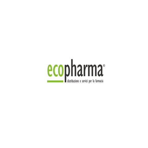 Ecopharmaweb presentations