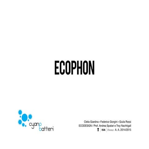 EcophON | PPT