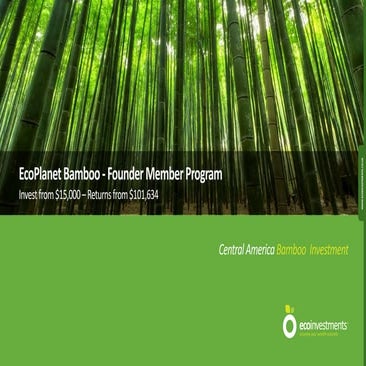 EcoPlanet Bamboo Troy Wiseman Article | PDF