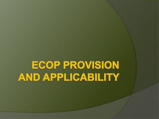 Environment safeguard for Road projects | PPT