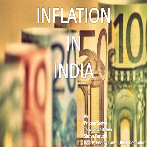 Inflation in India | PPTX