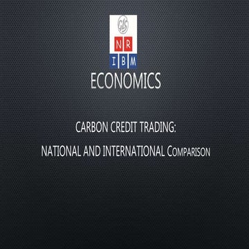 carbon credit | PPT