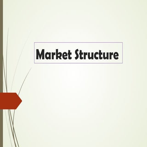 market structure in economics | PPT