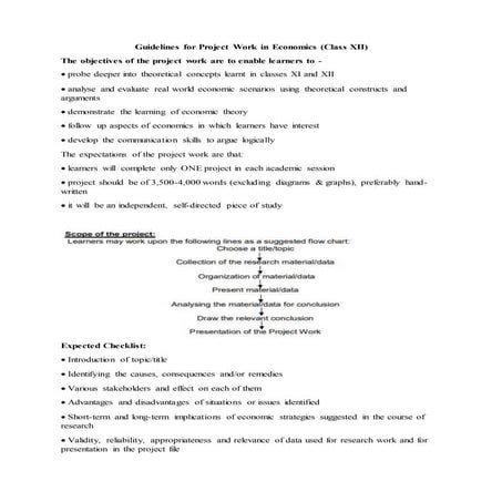 Economics project work class xii | PDF