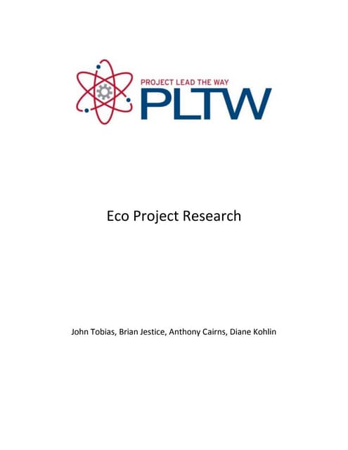 Eco project design brief | PDF