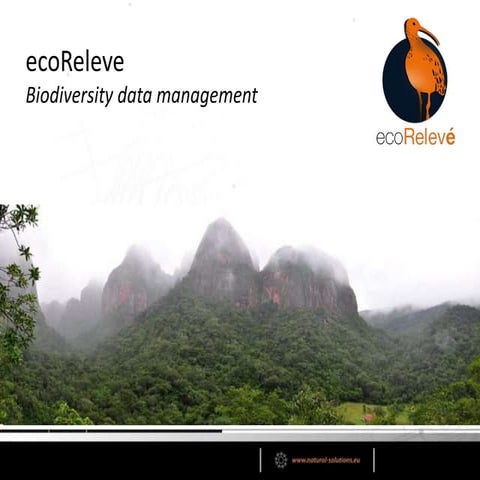 ecoReleve Biodiversity data mangement software | PPTX