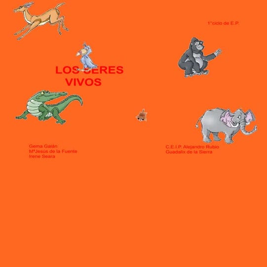 Trabajo de los animales de la selva (power point) | PPTX