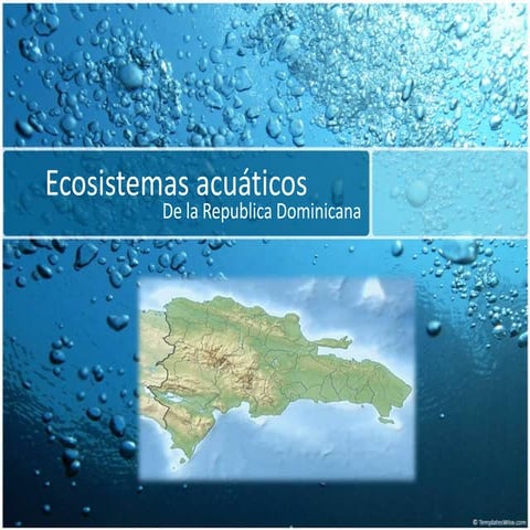 Ecosistemas acuáticos de la República Dominicana | PPTX