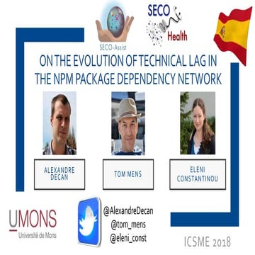 On the evolution of technical lag in the npm package dependency network ...