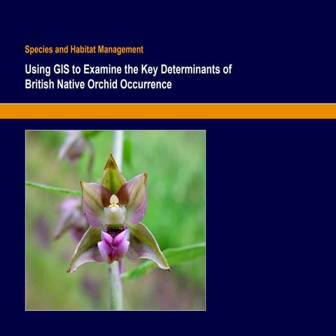 Conservation Strategy Mapping: Terrestrial Orchids | PDF