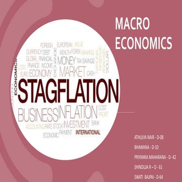 Macro Economics - Stagflation | PPTX