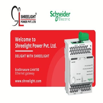EcoStruxure Link150 | Ethernet gateway | Schneider Electric | PPT