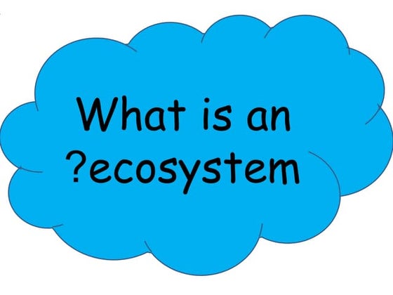Ecosystems For Grades 4-6 | PPT